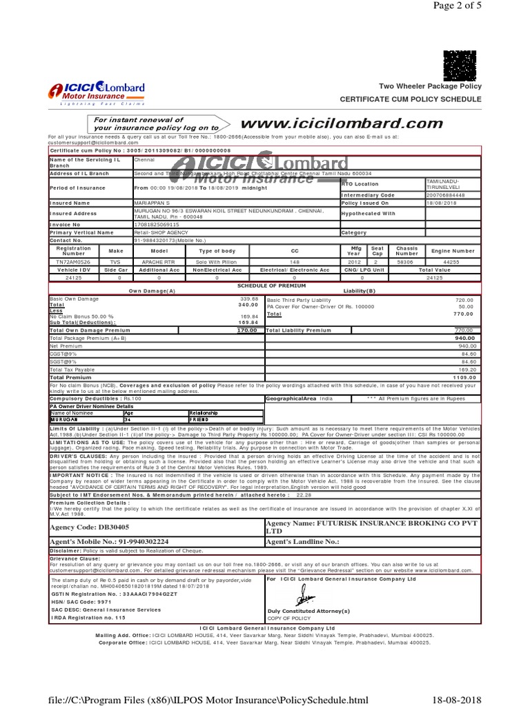 Bike Insurance PDF | PDF | Liability Insurance | Insurance