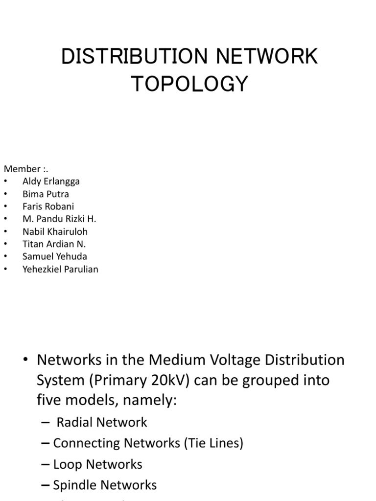 Distribution Network Topology | PDF
