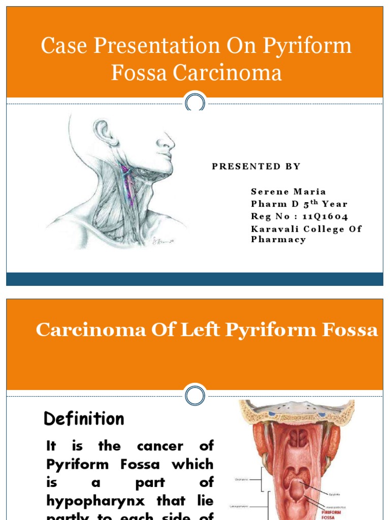 Case Presentation of Cancer of Pyriform Fossa | PDF | Dietary ...