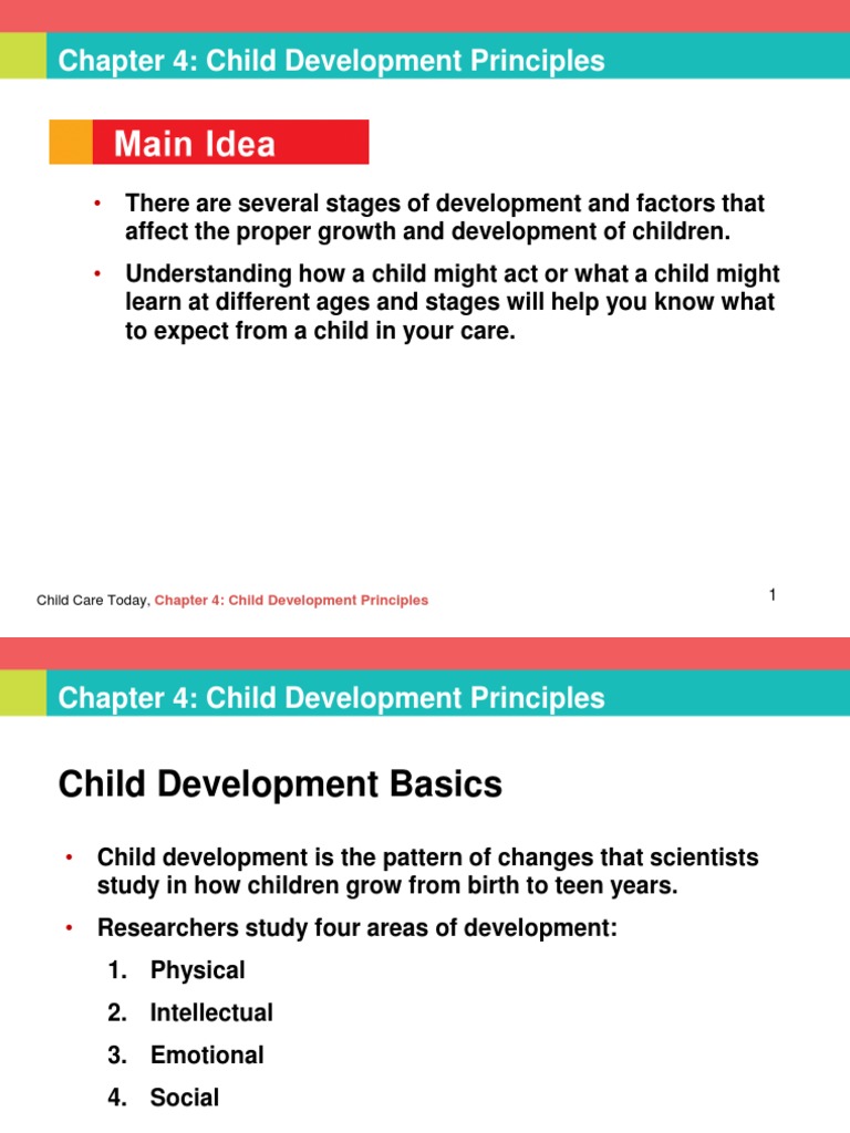 Chapter 4 - Development Theories | PDF | Child Development | Relationships