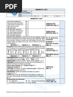 Mini Mental State Examination de Folstein | PDF | Métodos y materiales ...