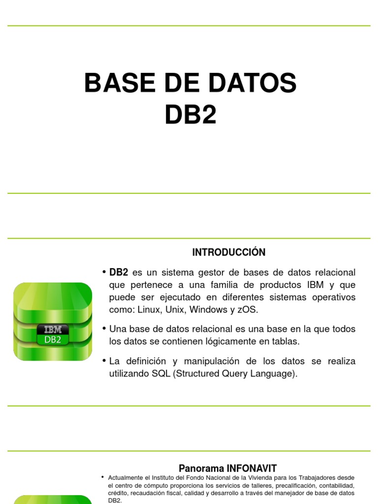 Conceptos DB2 v2 | Descargar gratis PDF | SQL | Tabla (base de datos)
