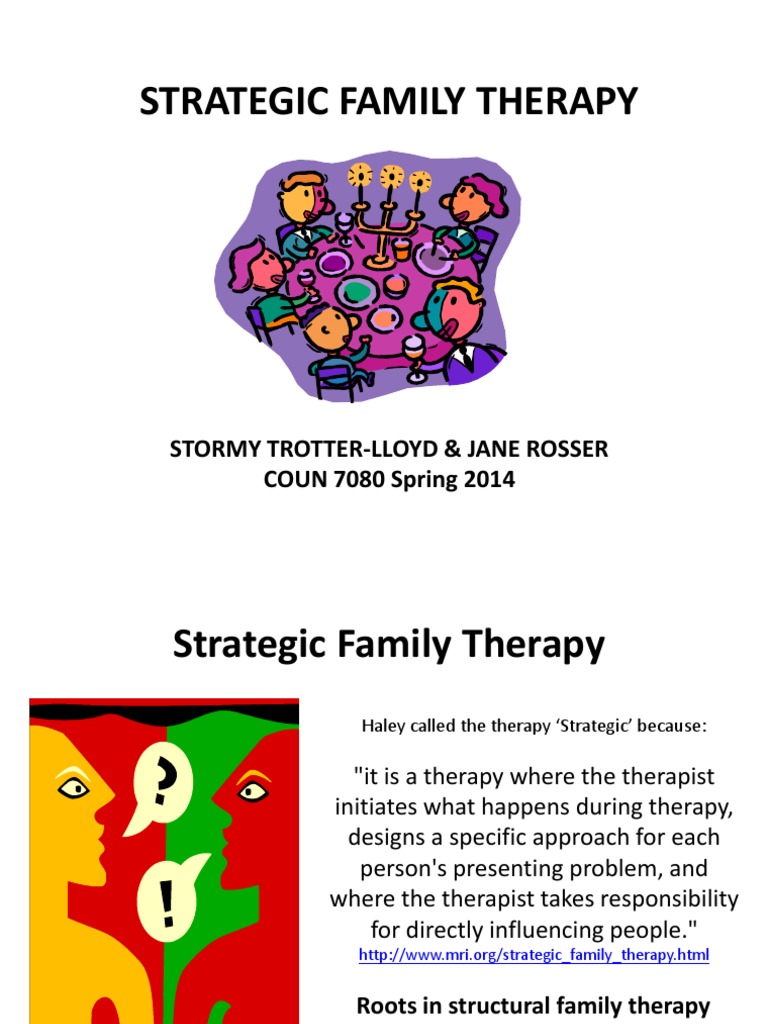 Stretegic Family Therapy | PDF | Family Therapy | Psychotherapy