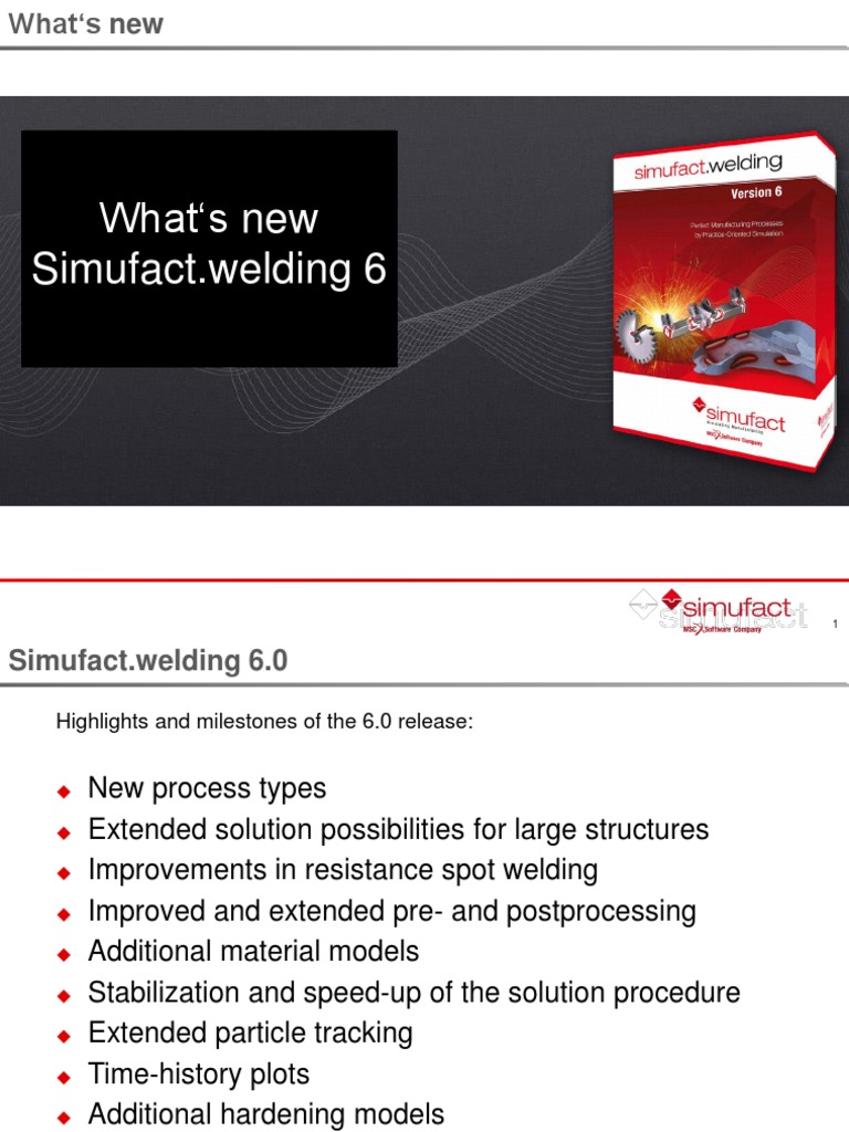 Whats New Simufact - Welding 6.0 en | PDF | Welding | Construction