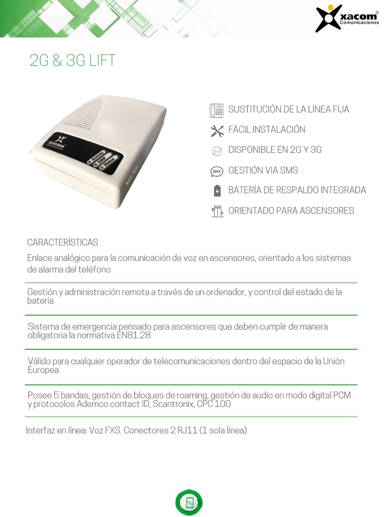 2G 3G Lift | PDF | 3 G | Gsm