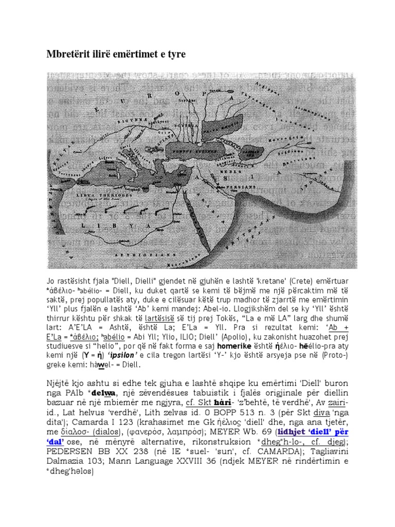 Mbretërit Ilirë Emërtimet e Tyre | PDF