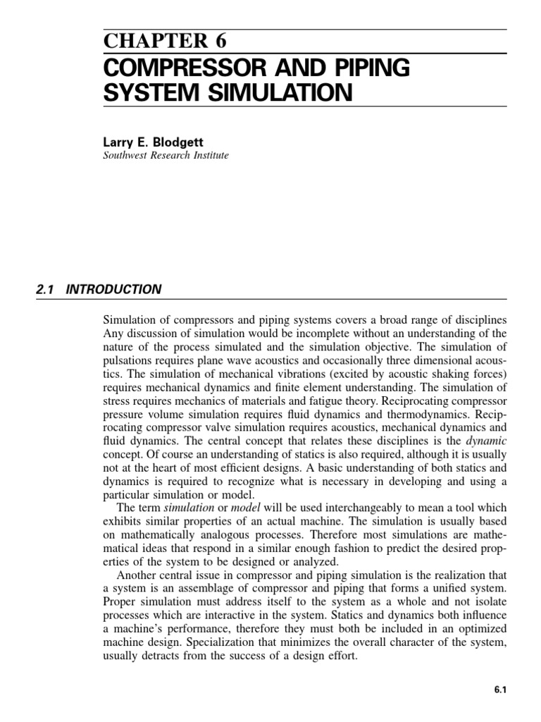 Compressor Piping System | PDF | Fluid Dynamics | Resonance