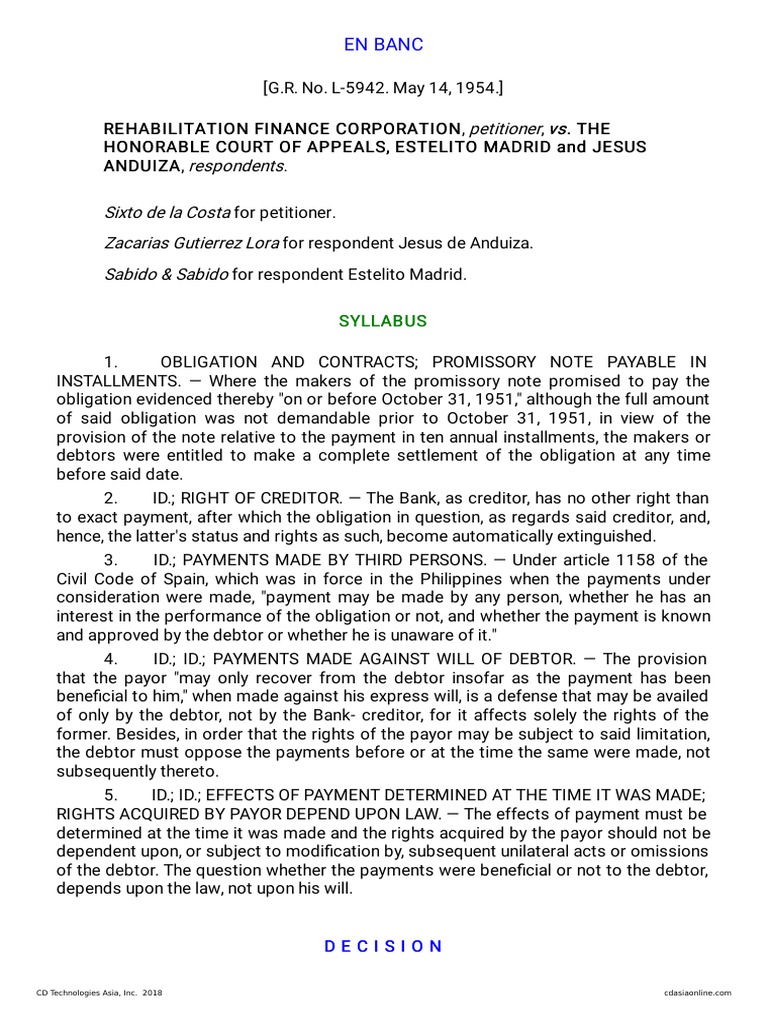RFC V CA | PDF | Promissory Note | Judgment (Law)