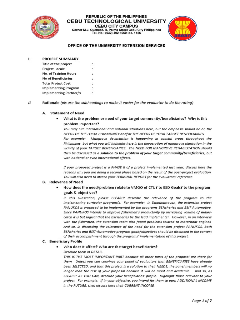 1 ESO 1 Extension Proposal Template 322199 | PDF | Thesis | Business