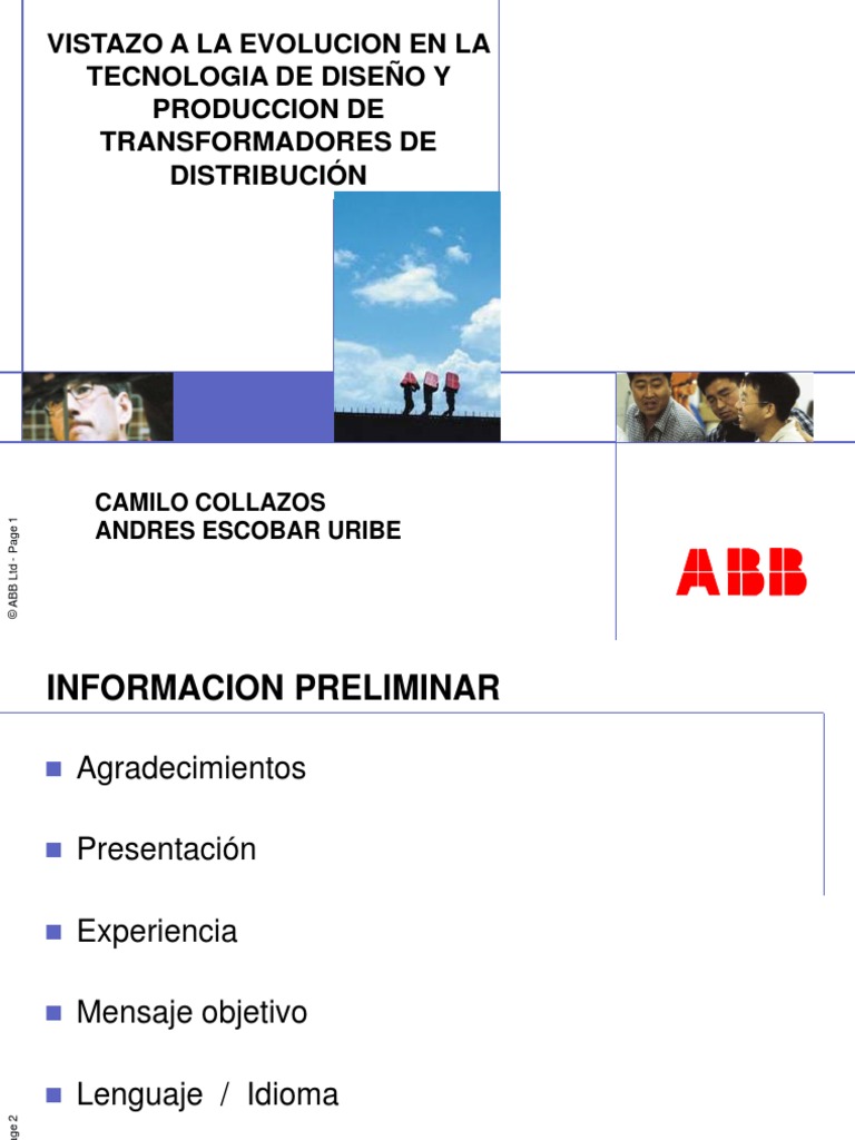 Presentación Trafos | PDF | Transformador | Campo magnético