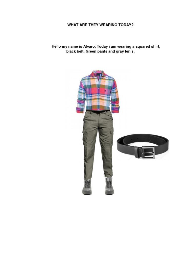 Daily Outfit: Alvaro's Style Today | PDF