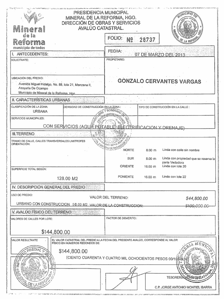 3-Avaluo Catastral | PDF