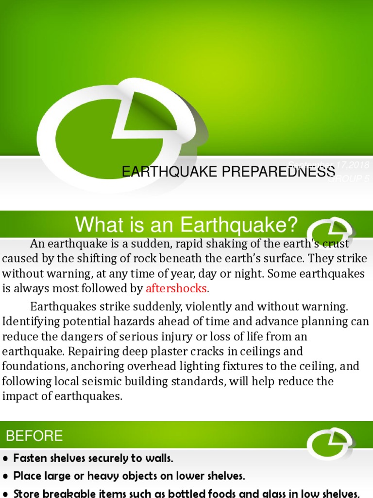 Essential Earthquake Preparedness Guide | PDF | Earthquakes | Door