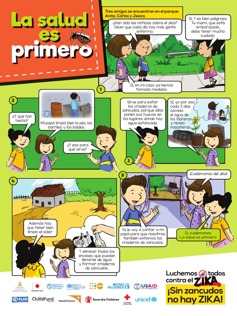 Cómic 1 La Salud Es Primero Pdf