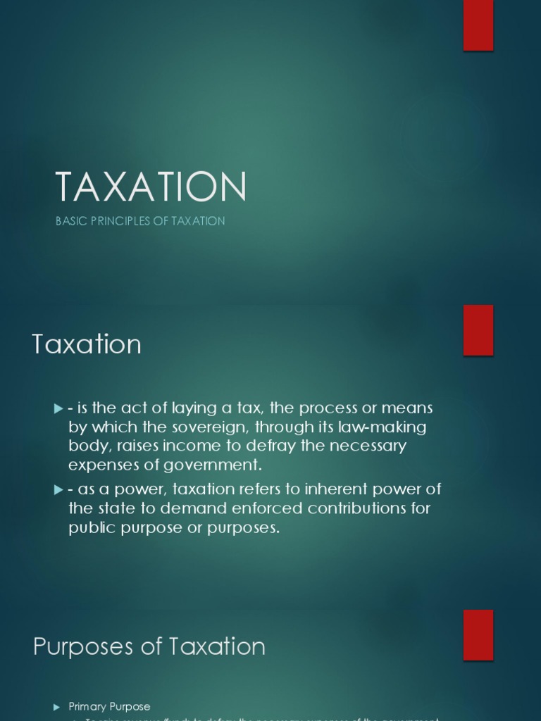 Taxation COMPLETE 1 | PDF | Progressive Tax | Eminent Domain
