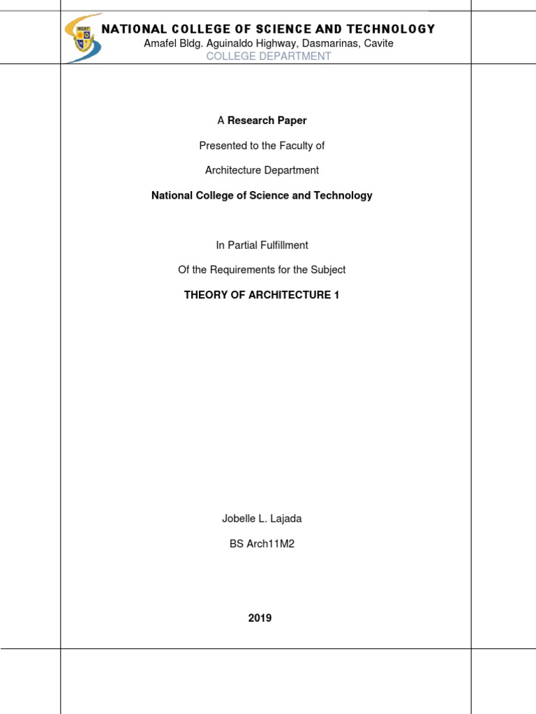 Theory Of Architecture 1 Pdf Anthropometry Human Factors And Ergonomics