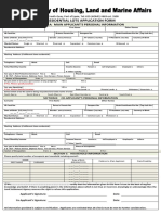(MLH) .Land Application Form - Customary Land Rights | PDF | Social ...