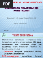 Merencanakan Program Pengawasan K3 Konstruksi Fix Lengkap | PDF