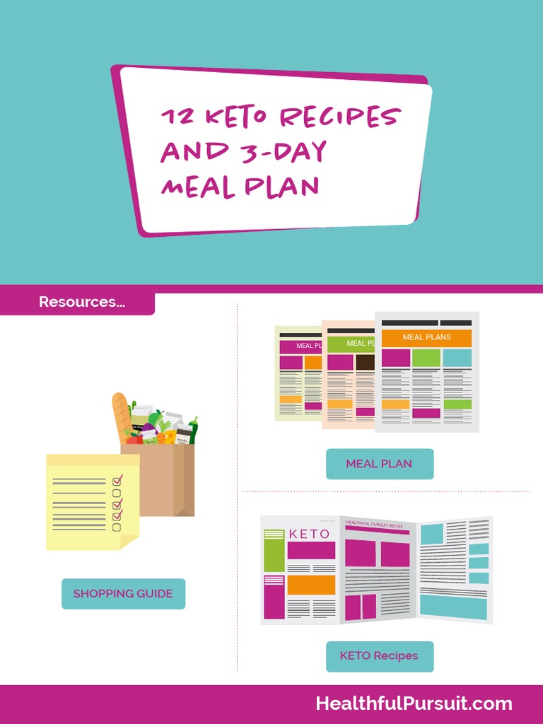 12 Keto Recipes and 3 Day Meal Plan | PDF | Mustard (Condiment) | Salad