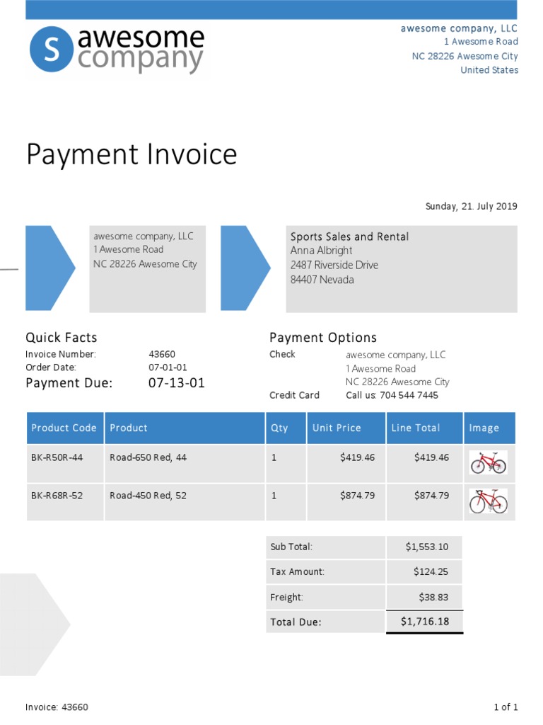 Test PDF | PDF | Invoice | Payments