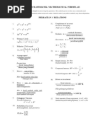 Formula Matematik Tingkatan 2 | PDF