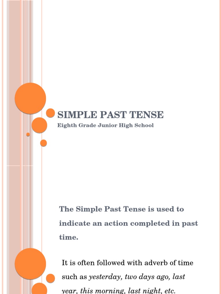 Understanding Simple Past Tense | PDF