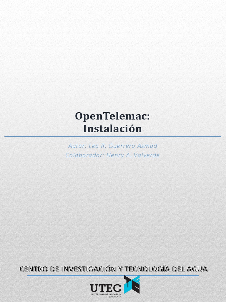 Instalación de Open Telemac PDF | PDF | Compatibles con PC Ibm ...