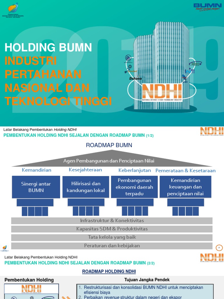 Sosialisasi Bumn Holding-Ndhi | PDF | Bisnis | Pengelolaan Keuangan & Uang