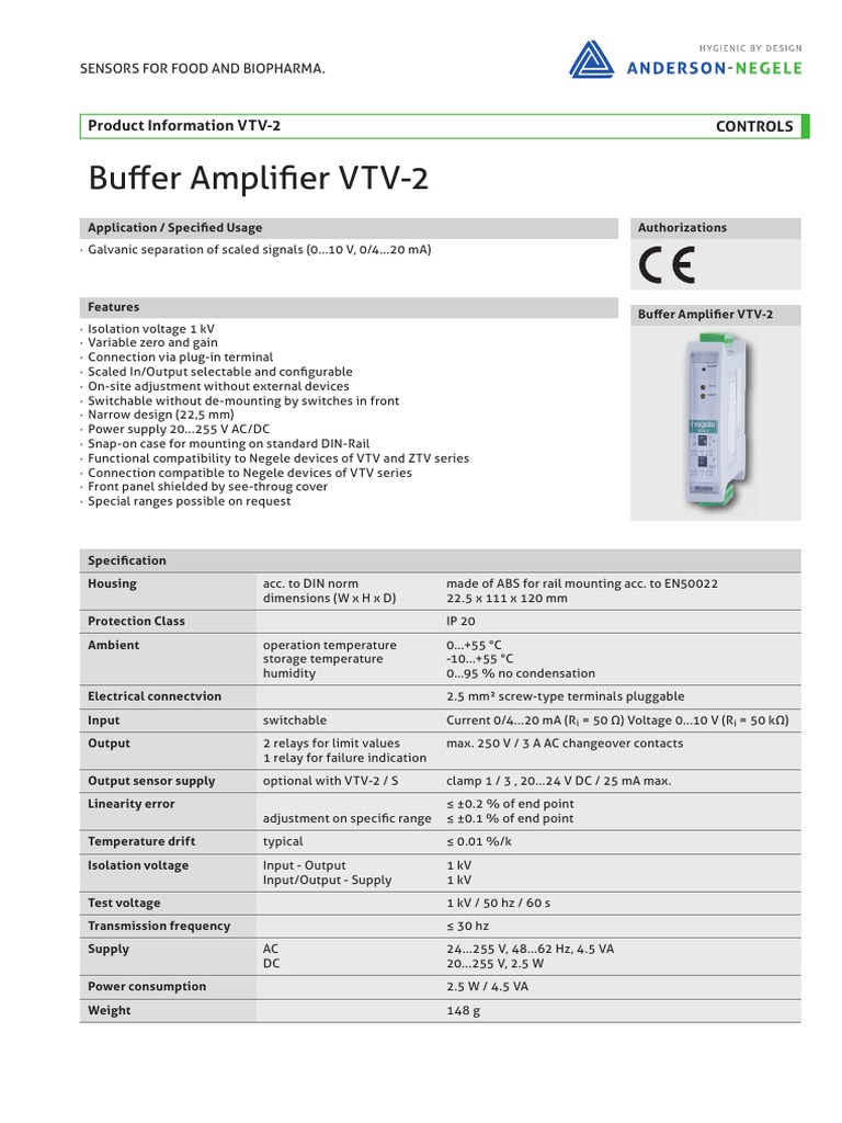 VTV-2 50054 3.0 en Eu | PDF | Power Supply | Switch