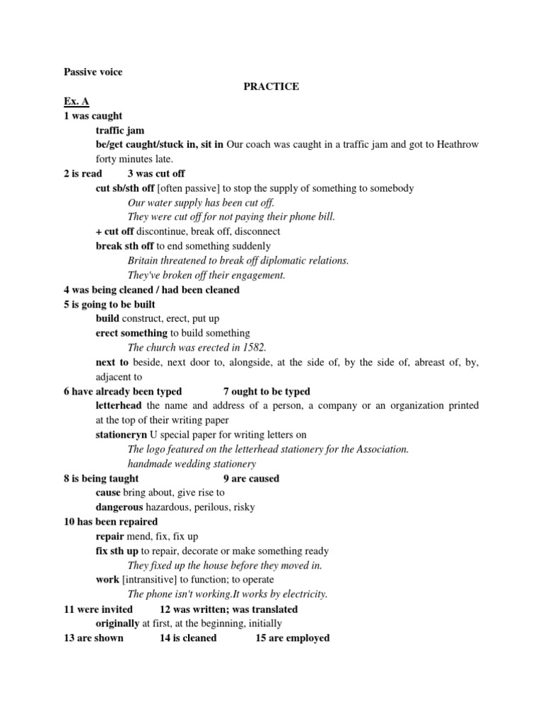 Passive Voice | PDF | Parachute | Nylon