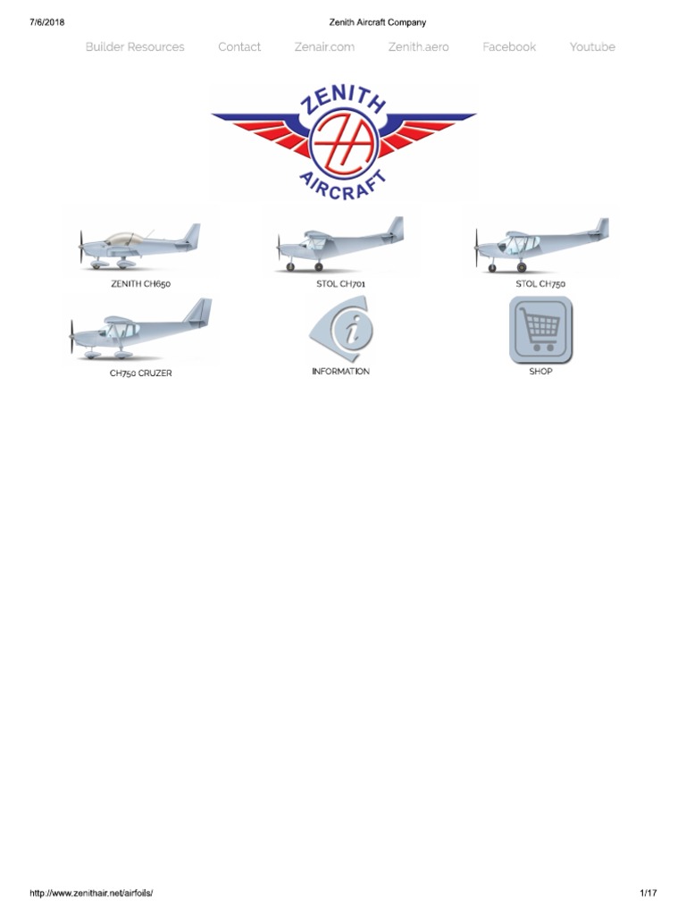 Airfoils - For CH 701 | PDF