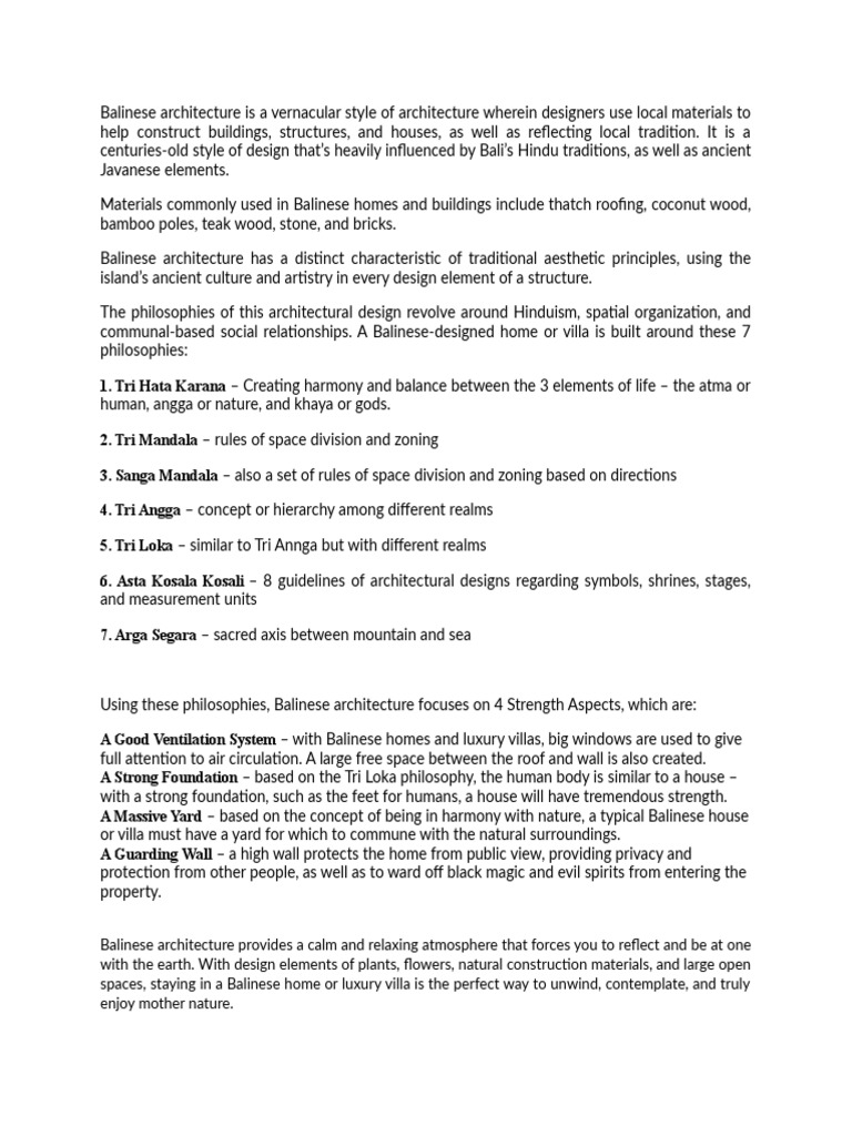 Traditional Indonesian House | PDF | Architectural Design | Architecture