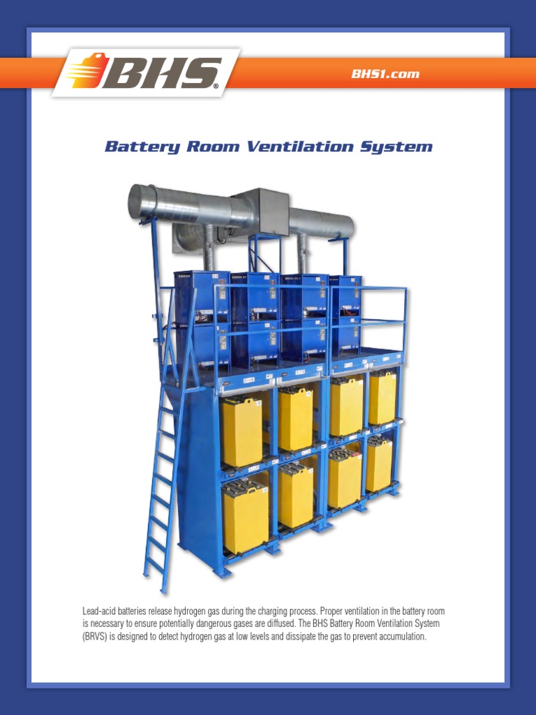 PL-3900 Battery Room Ventilation System | PDF | Ventilation ...