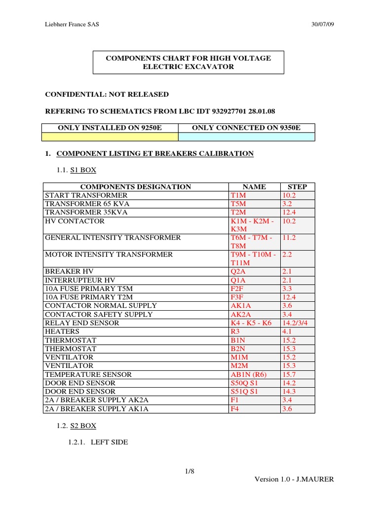 Liebherr France SAS 30/07/09 | PDF | Hvac | Relay