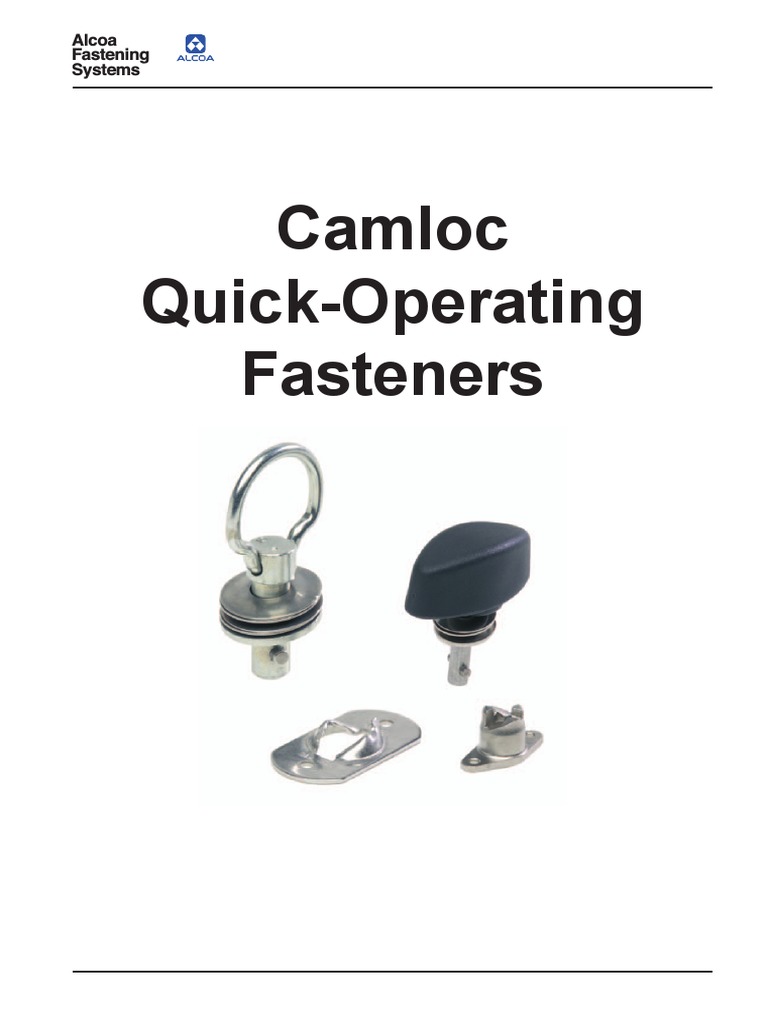 Alcoa Camloc Fastening Systems Guide | PDF | Rivet | Screw