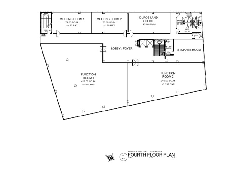 PWD Fourth Floor Plan Layout | PDF | Home | Plumbing