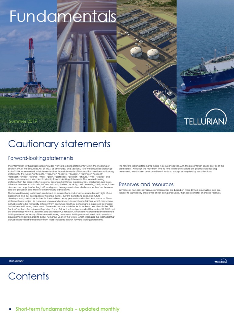 LNG Fundamentals Presentation 2019 | PDF | Natural Gas | Liquefied ...