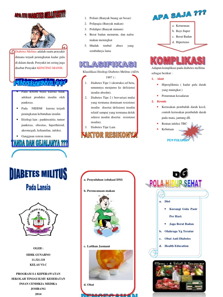 Edukasi Diabetes Melitus dan Pengelolaannya | PDF