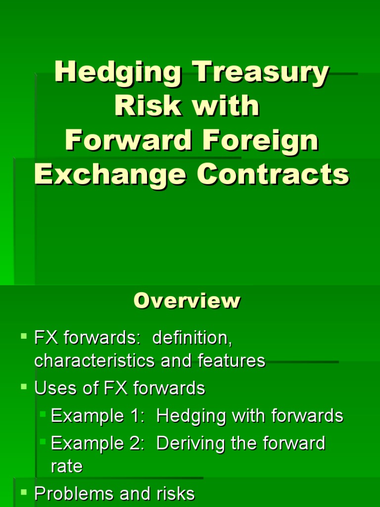 CD Forward Contracts | PDF | Foreign Exchange Market | Hedge (Finance)