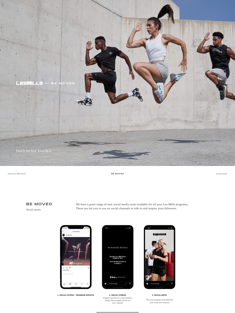 Les Mills X BE MOVED - Instructor Toolkit | PDF | Mass Media ...
