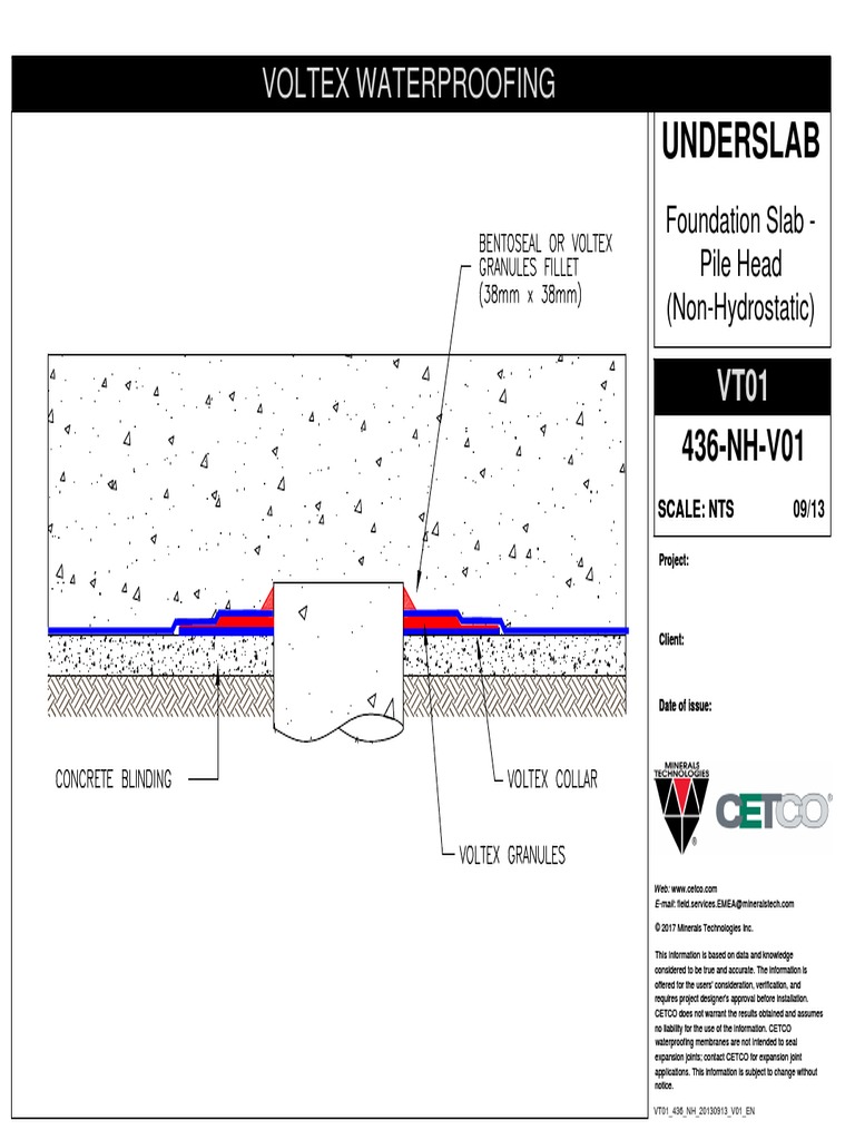 CETCO Insulation - Voltex - Slab On Piles | PDF