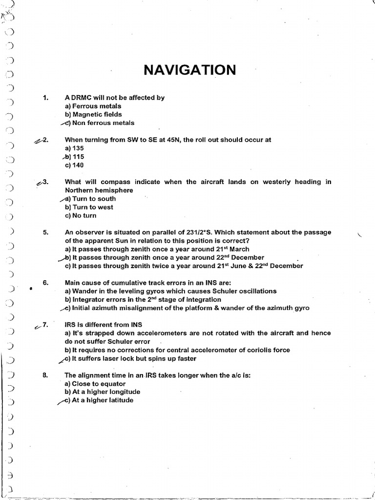 Gen Nav Atpl 1 PDF | PDF