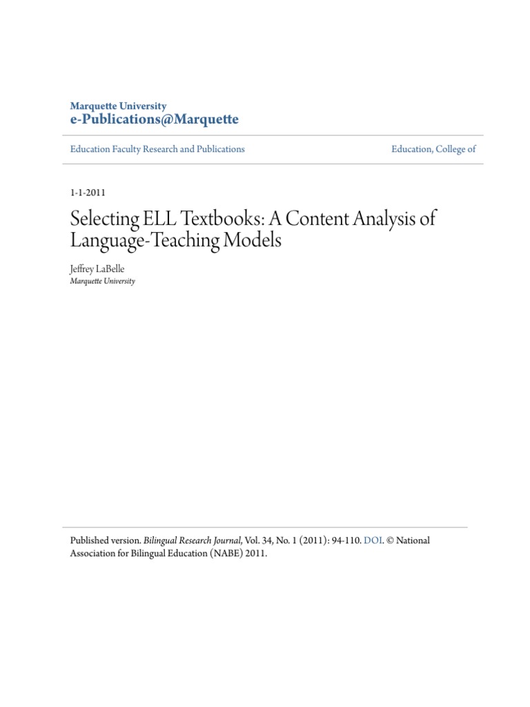 Language Teaching Models | PDF | Second Language Acquisition | Language ...