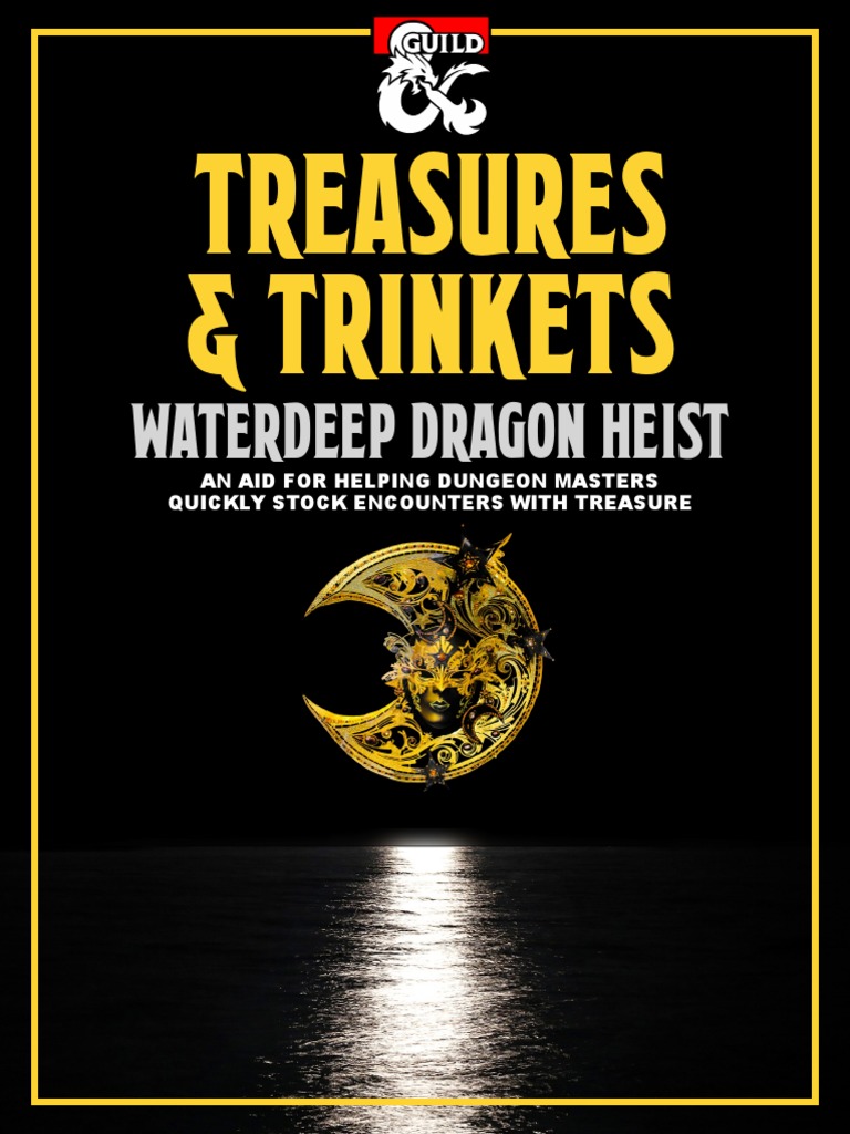 Treasures and Trinkets Waterdeep Dragon Heist | PDF | Dungeons ...