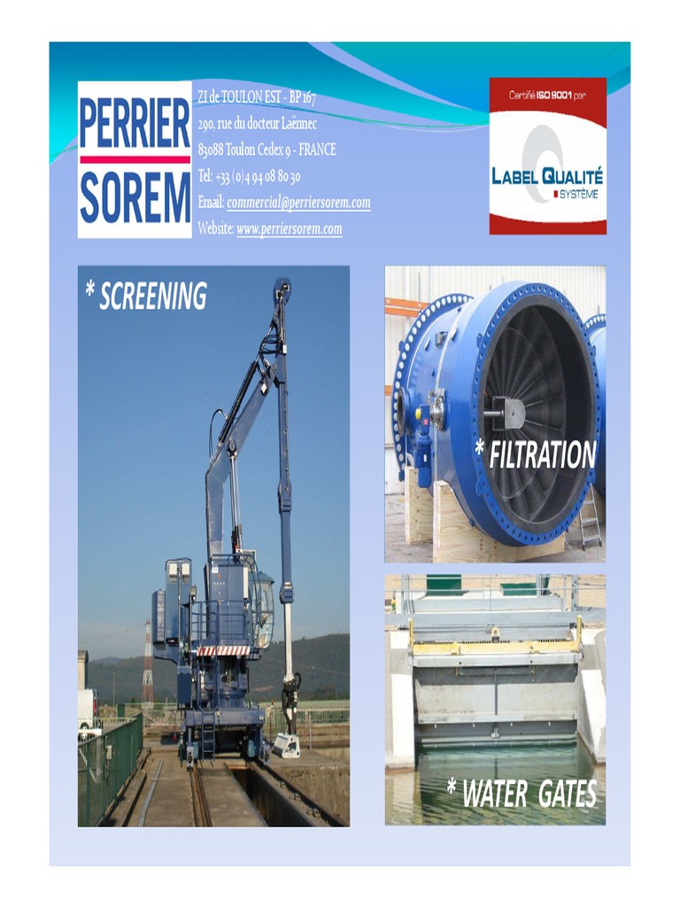 Perrier Sorem Activity | Download Free PDF | Filtration | Valve