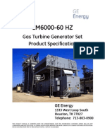 Lm6000 PF Plus Fact Sheet | PDF | Gas Turbine | Energy Technology
