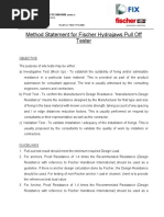 Hilti - Pull Out Test Report-Sample | PDF