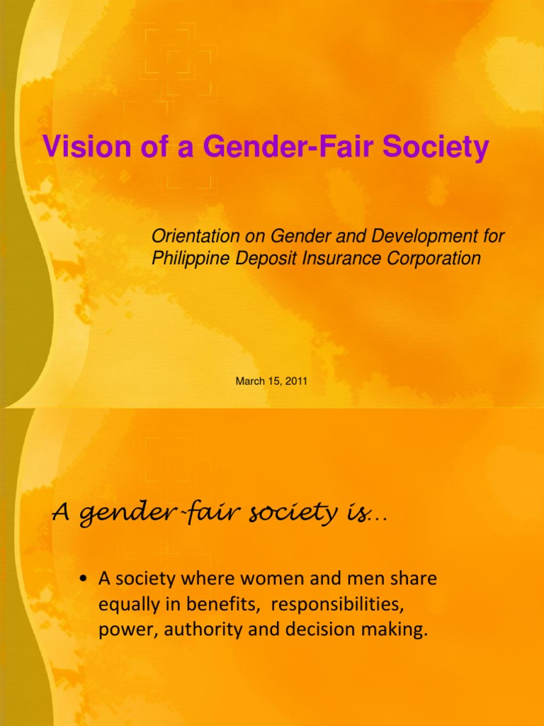 Gender Fair Society | PDF | Gender | Gender Studies