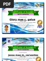 Certificate of Recognition For Feeding Program | PDF