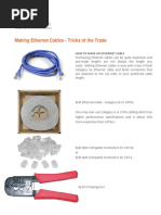 Ethernet Cable Color Coding Guide | PDF | Electrical Connector | Cable